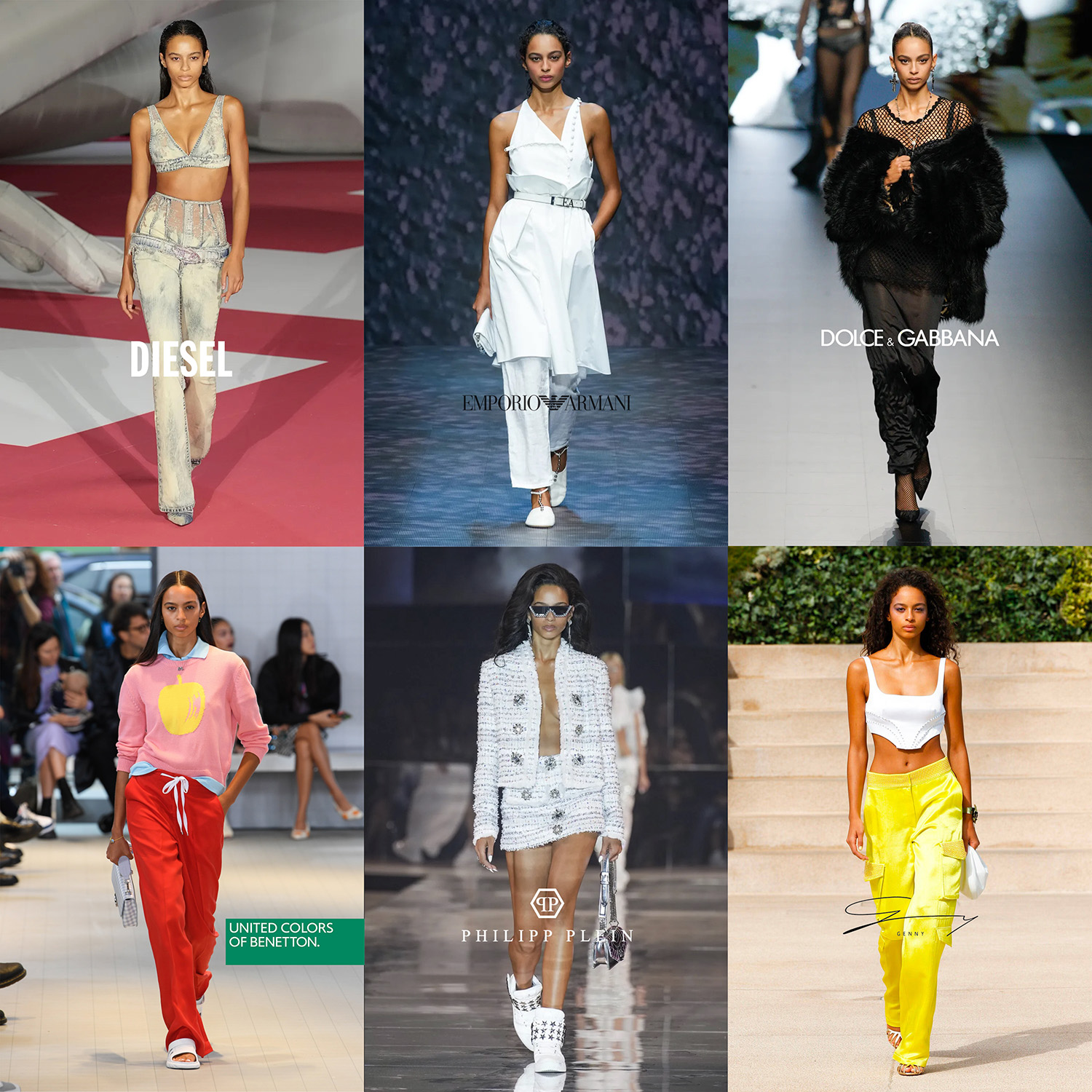 Raquel Brito at Milan Fashion Week SS23