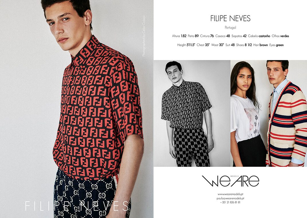 Model Men Filipe Neves - Check out our model Filipe Neves | We Are Models
